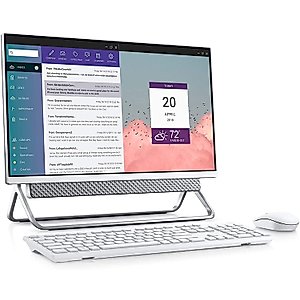 Basrdis Latest_Dell Inspiron 24 5000 All-in-One A-Frame Stand, 23.8" FHD Anti-Glare Infinity Touch, Intel Core i7-10510U, 16GB, 512GB SSD, Windows 10, Wireless Keyboard Mouse, 1-Month Support