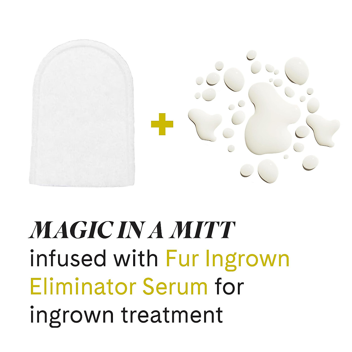 Fur Ingrown Eliminator- Post Hair Removal Care to Soothe Irritation and Eradicate Bumps - 12 Wipes