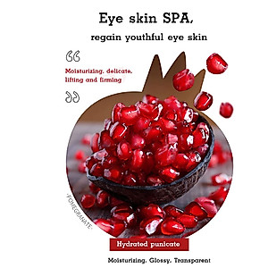 FIONEL Red Pomegranate Eye Cream, Pomegranate Vitamin C Eye Cream, Anti Aging Eye Cream, Wrinkle Eye Serum Cream Remove Dark Circles & Eye Bags, Moisturizer Eye Cream (3 pcs)