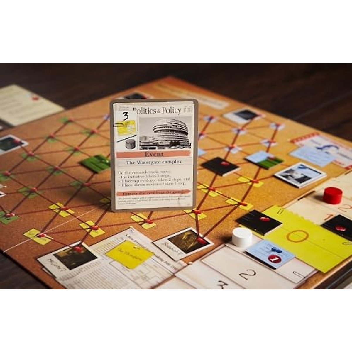 Capstone Games: Watergate, Strategy Board Game, History of Watergate Included with Game, 2-Player Game of The Year 2019, Ages 12 and Up, Cover Color May Vary