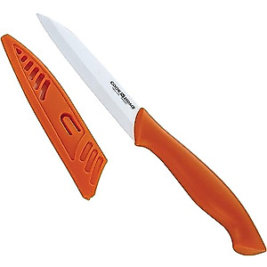 Cook N Home 9-Piece Ceramic Knife Set with Sheaths, Multicolor