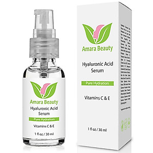 Hyaluronic Acid Serum for Skin with Vitamin C & E, 1 fl. oz.