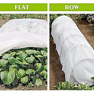punada Plant Covers Freeze Protection, 8Ft x 24Ft Plant Cover for Winter Frost Cloth Plant Freeze Protection Frost Cover Blanket Row Cover for Vegetables Raised Beds Cold Weather(Frame not Include)