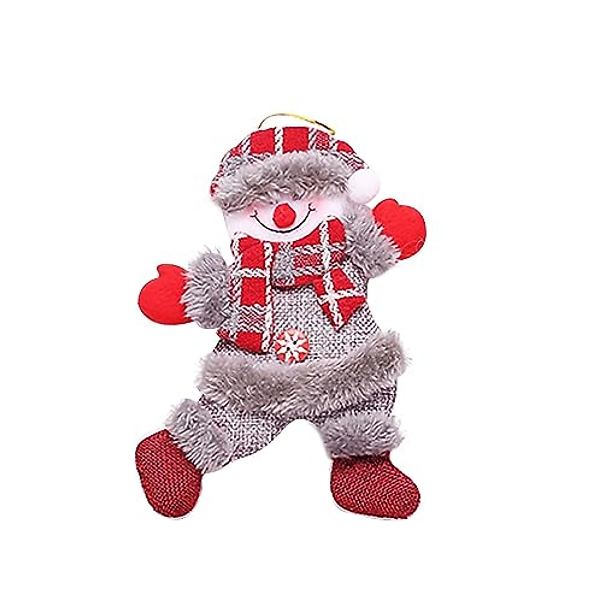 Christmas Tree Plush Ornaments Set, Plush Christmas Ornaments Santa Elk Bear Snowman Ornaments for Christmas Tree Xmas Home Holiday Decorations Christmas Ornaments