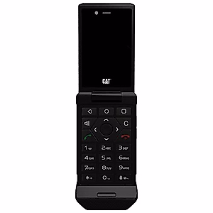 Cat S22 Flip (16GB) 2.8" Touchscreen, Android 11, IP68 Water Resistant, 4G LTE GSM (T-Mobile Unlocked for MetroPCS, Global) (Black) (Renewed)
