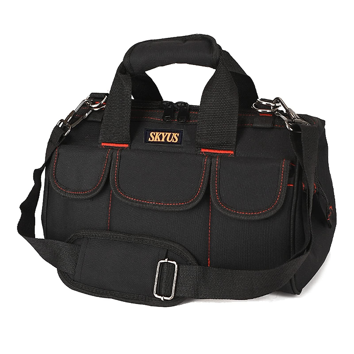 SKYUS 20 inch Tool Bag, Wide Mouth Tool Organizer,with Adjustable Shoulder Strap(20-inch)