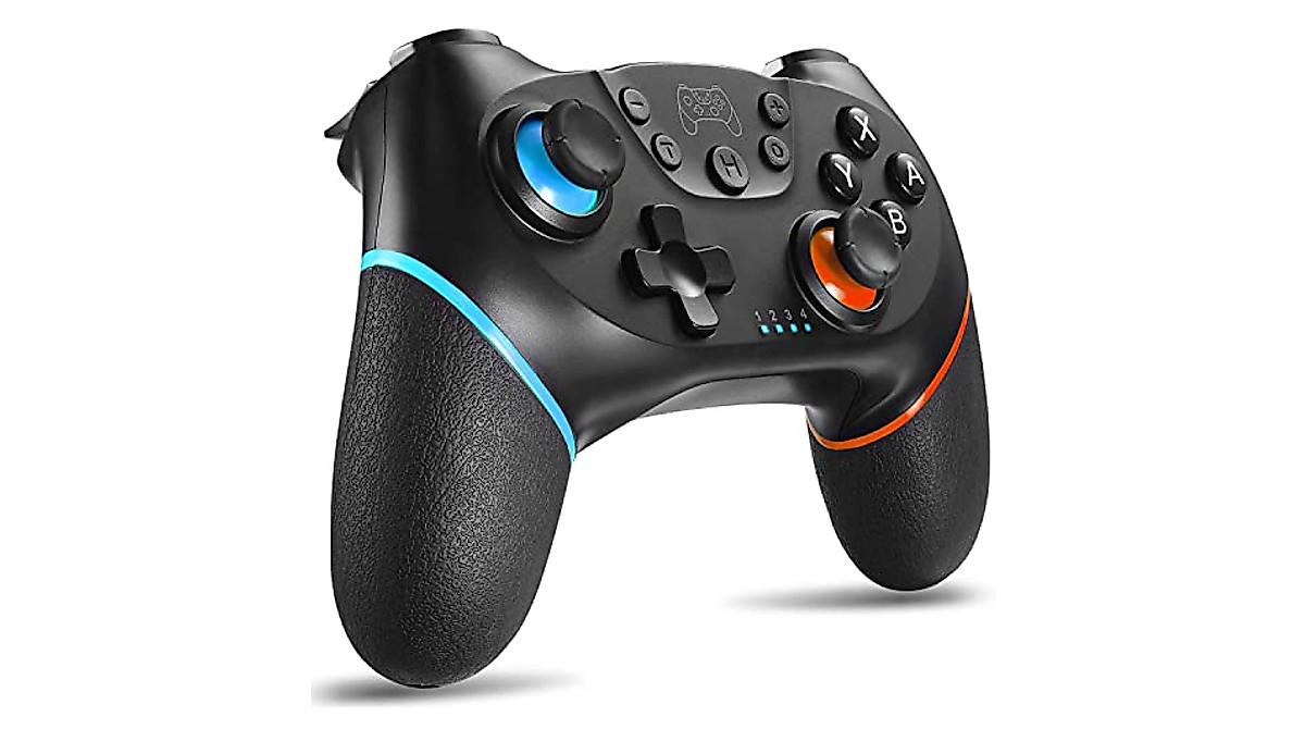 Wireless Pro Switch Controller - Ergonomic & Turbo Vibration