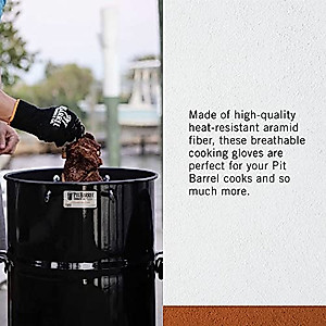 Pit Barrel Cooker Pit Grips | Heat Resistant, High Temp Grill Gloves | Pit Barrel Hot Gloves BBQ Accessories | One Size Fits Most