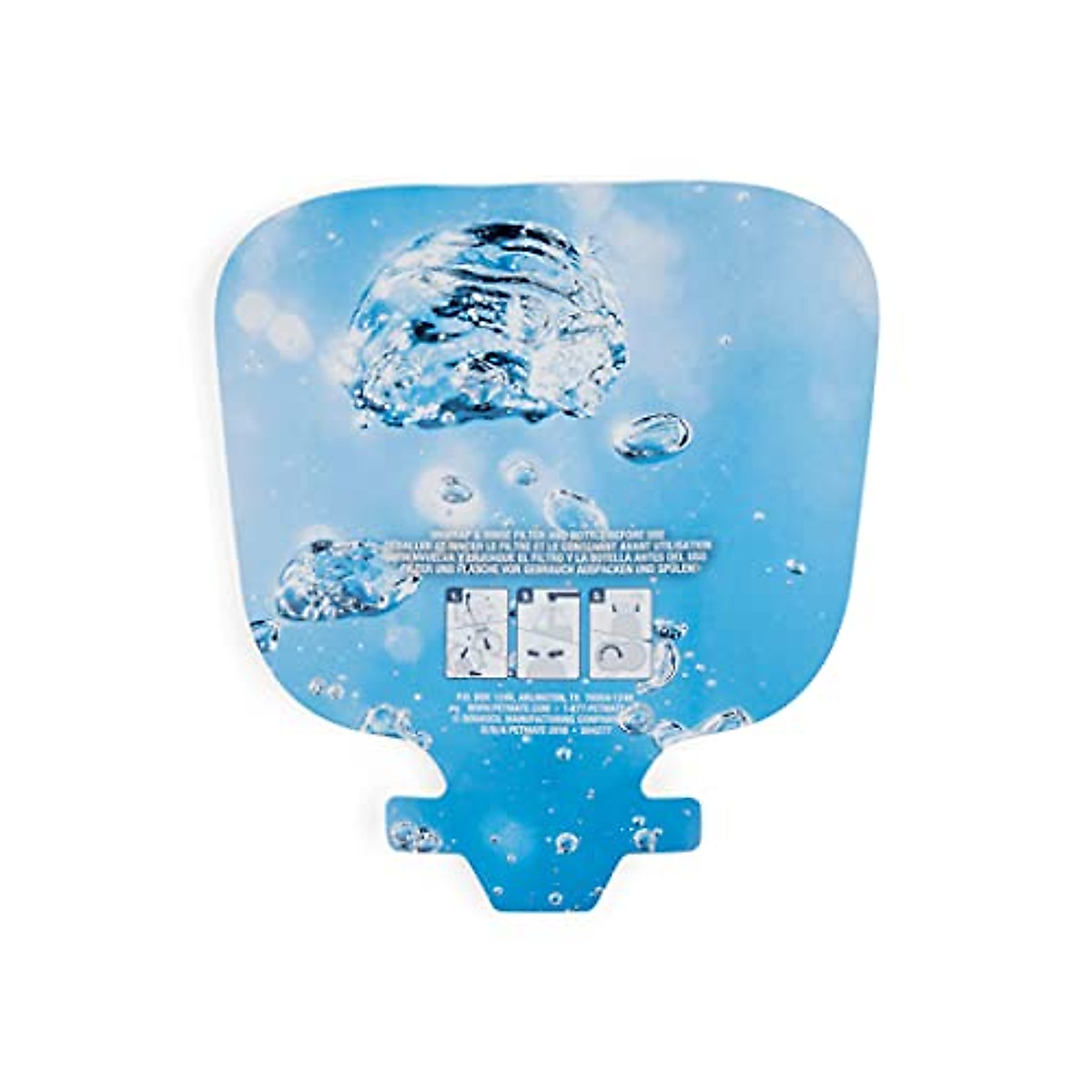 Petmate Gray Replendish Pet Waterer, X-Small, 0.5 Gallon