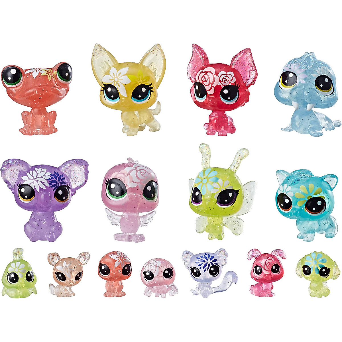 Littlest Pet Shop Blooming Bouquet, 16 Pets, Part of The LPS Petal Party Collection