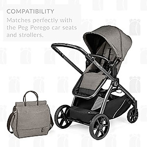 Peg Perego Borsa Diaper Bag - Accessory - City Grey (Grey)