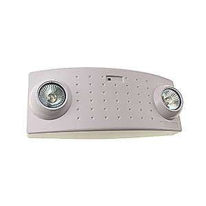 PHILIPS Chloride VA6 Emergency Lighting, Bugeye, 2 Light MR16, Battery, White