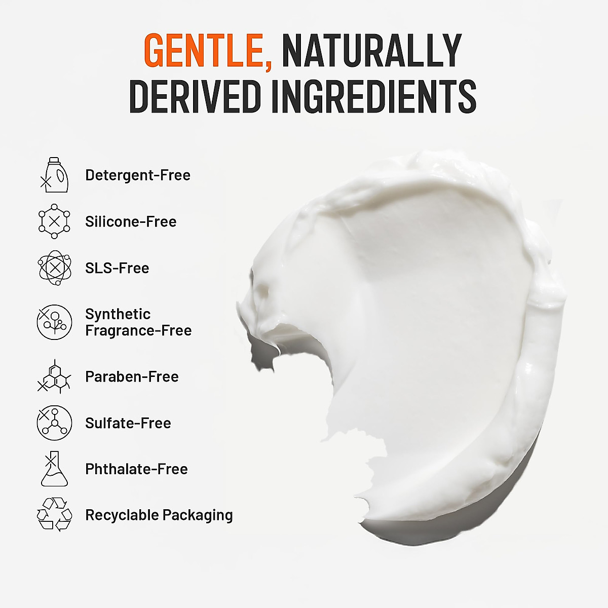 Hairstory New Wash Rich with Scalp Brush, Ultra-Moisturizing Cleansing Cream for Dry & Thick Hair, Shampoo & Conditioner Alternative, Restores Softness & Shine, 8oz