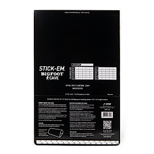 JT Eaton 188-4 Stick-Em Bigfoot Cave Glue Trap for Rodents, Snakes, and Other Pests (Case of 12)