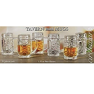 Circleware Mini Tavern Mug Shots 6 Count (Pack of 1)