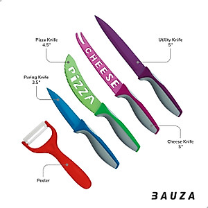 Kitchen Knife Set,High Carbon Stainless Steel Chef Knife Set with Handle,Ultra Sharp Kitchen Knife 6 Knife Set - Kitchen Knife Set Chef Knife Block Stainless Steel Cutting Sets Black Ceramic