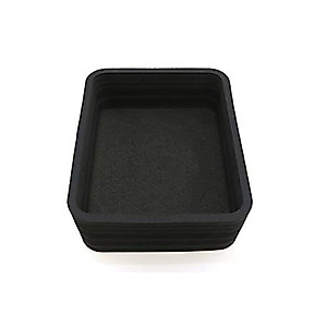 Polar Whale 4 Large Food Storage Organizers Bin Tray for Kitchen Pantry Refrigerator Freezer Cabinet Cupboard for Snacks Produce Pasta Vegetables Waterproof Washable 10" Wide x 12" Long - 4 Pack