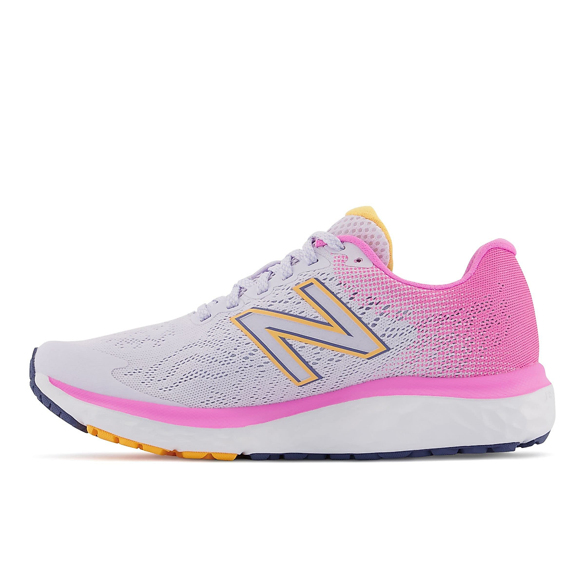 New Balance Women's Fresh Foam 680 V7 Running Shoe, Libra/Vibrant Pink/Night Sky, 8