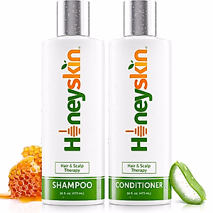 Manuka Hair Growth Shampoo and Conditioner - Best for Thinning, Hair Loss, Color-Treated, and Dry Scalp - Hydrating, Sulfate-Free Formula