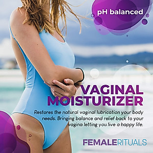 FEMALE RITUALS - Vaginal Moisturizer Boric Acid Suppositories for PH Balance - Bad Odors and BV Yeast Infection Treatments - Feminine Hygiene Products - Yoni Pops