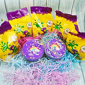 ICHICHI Rainbow Cloud Slime,Non-Sticky and Super Soft Scented Slime,Stress Relief Toy