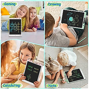 2PACK LCD Writing Tablet (Pink＆Green),Toddler Drawing Board Toys for Kids Learning & Education,10in Erasable Drawing Doodle Board,Toddler Birthday Gift for Boys Girls 3 4 5 6 7 8 Year Old