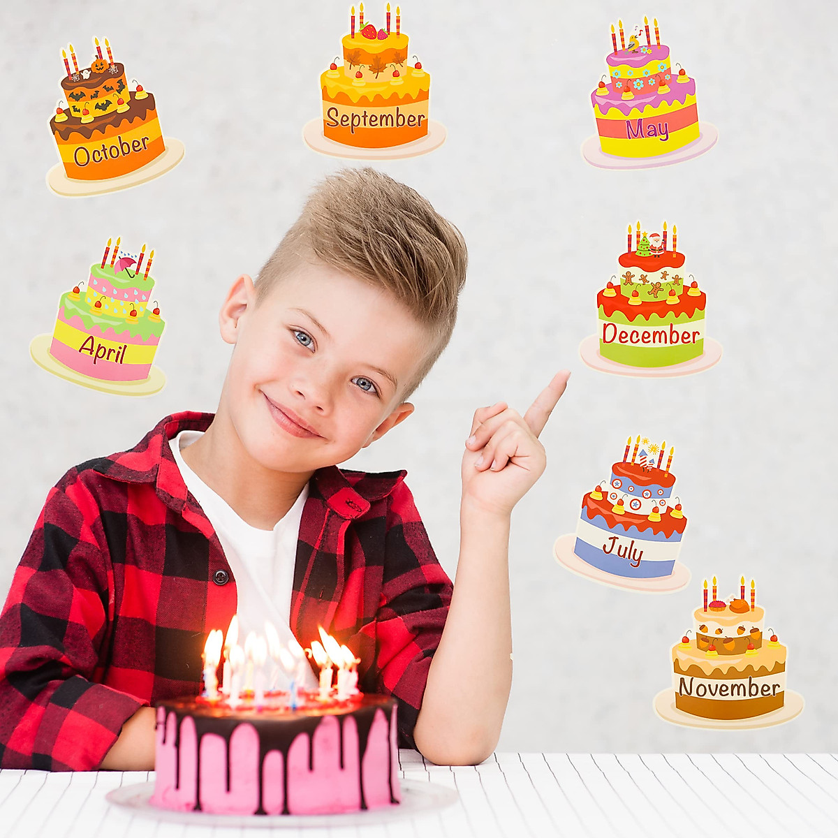 Mr. Pen- Happy Birthday Bulletin Board Set, 20 pcs, Bulletin Board Decorations, Birthday Board Classroom, Birthday Bulletin Board Decorations, Classroom Birthday, Classroom Decorations, Birthday Board