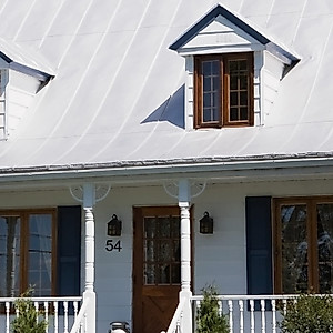 MOLVCE 8 Inch Large House Numbers for Outside, Stainless Steel Address Numbers, Floating Modern House Numbers, Door Mailbox Numbers, Number 4