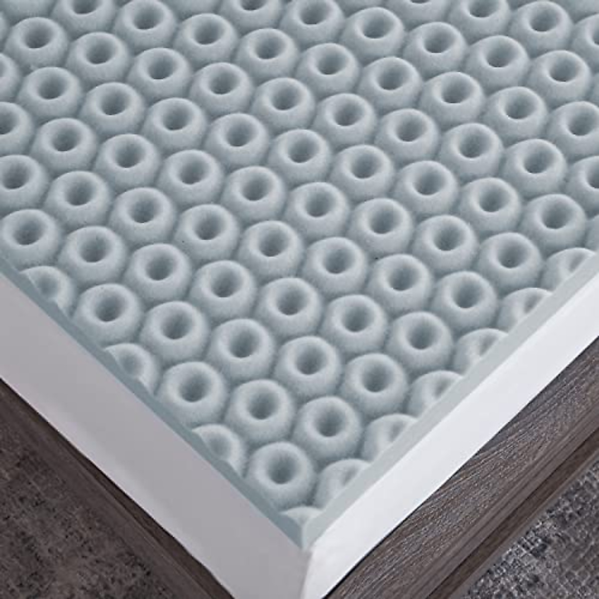 Dream Serenity Cool Point 2" Memory Foam Mattress Topper Full
