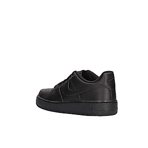 Nike Kid's Air Force 1 Low Preschool Basketball Shoes, Black/Black-Black 10.5C