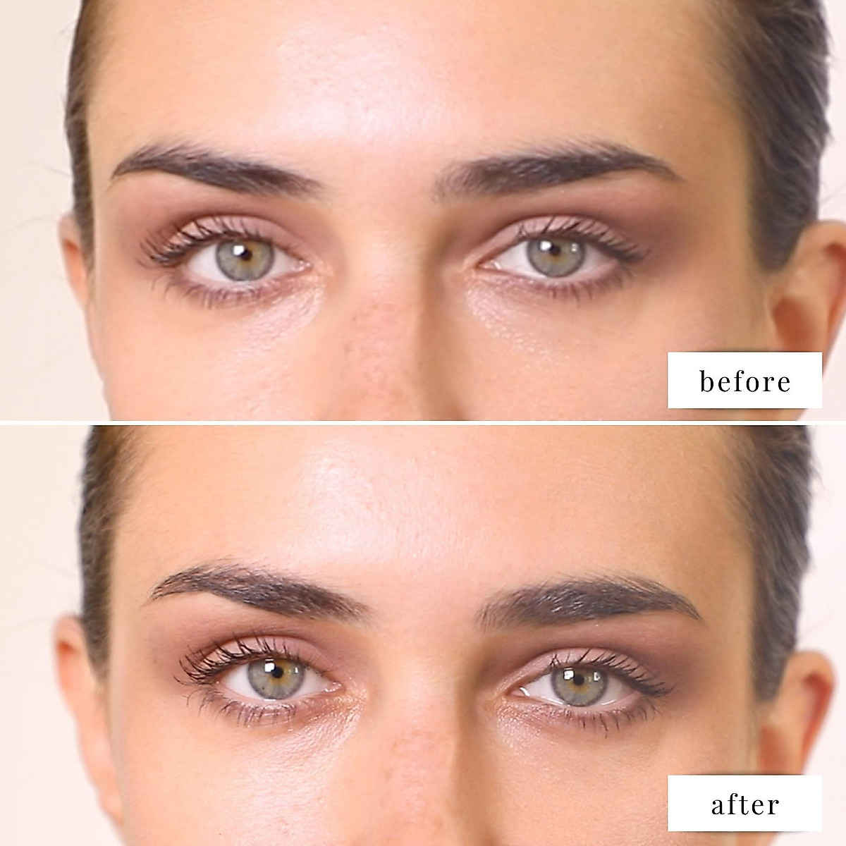 Elizabeth Mott Eyebrow Gel Makeup - Queen of the Fill Brow Tint and Filler - Brush to Fill in Eyebrows and Cover Gray Hairs, Water Resistant, Long Lasting - Cruelty Free, Dark Medium Brown, 4 g