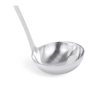 Internet’s Best Stainless Steel Soup Ladle - Large Kitchen Utensil Spoon - Punch Bowl and Soup Pan Ladle