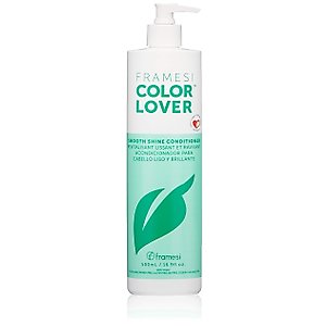 Framesi Color Lover Smooth Shine Conditioner, 16.9 fl oz, Sulfate Free Conditioner with Coconut Oil and Quinoa, Color Treated Hair