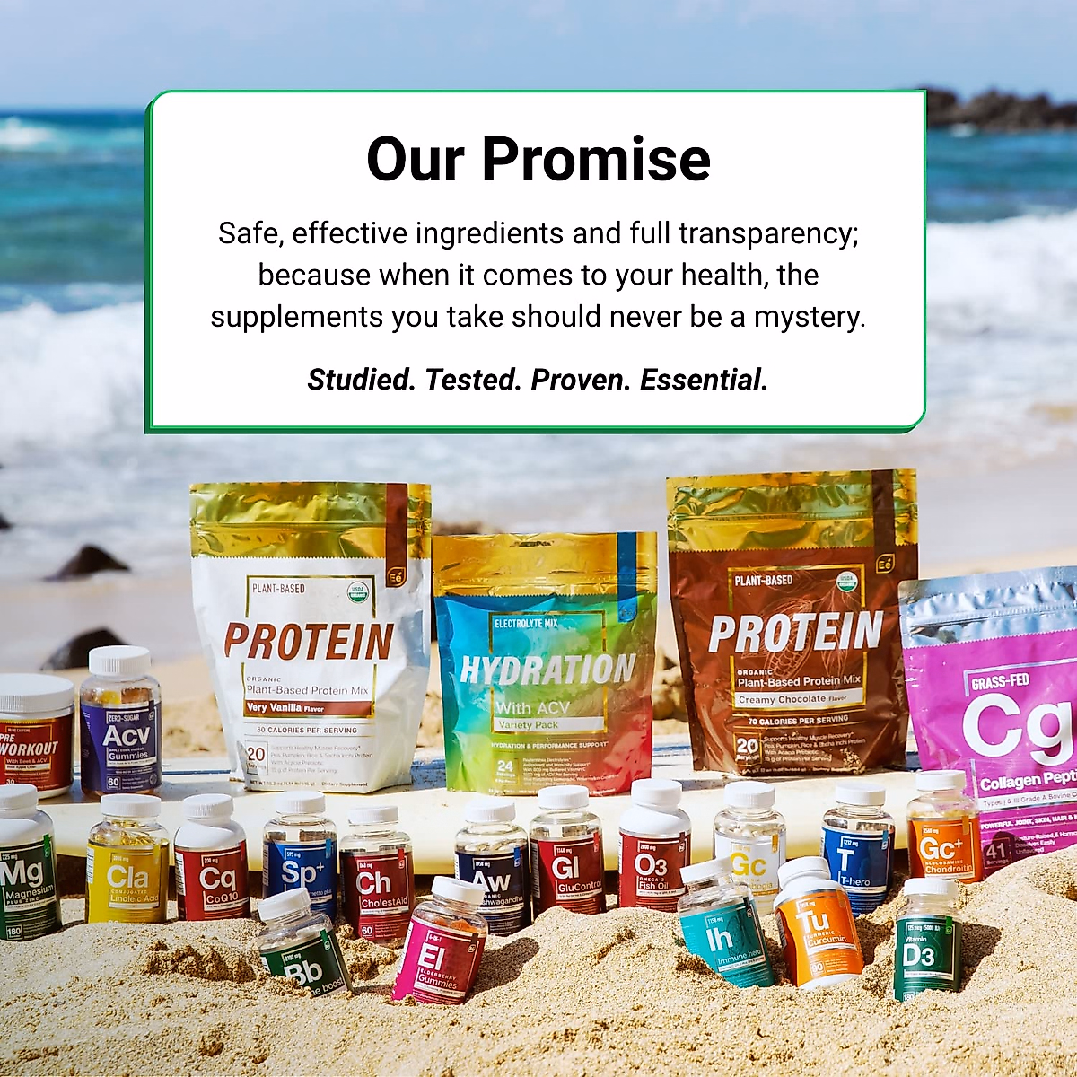 Essential Elements Hair Hero - Hair Supplement for Women and Men - Powerful Hair Vitamin Formula for Hair Growth & Thickness - Healthy Hair, Skin, and Nails Product - 5000 mcg Biotin