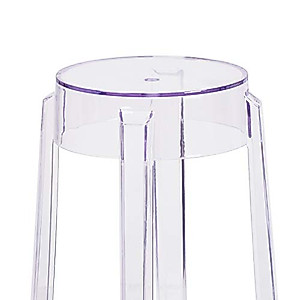 Flash Furniture Laney 25.75'' High Transparent Counter Height Stool