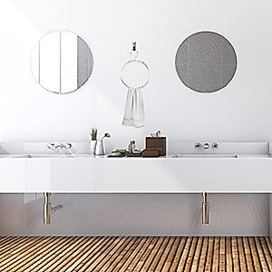 Round Metal Hangers Bikini Hangers Simple Belt Ring Hanger Scarf Hanger for Bedroom Closet ( Golden ) Clothes Organizer Holders for Home