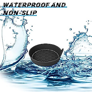 zipelo Bling Car Cup Coaster, 4 Pack Universal Vehicle Anti-Slip Cup Holder Insert Coasters, Crystal Rhinestone Silicone Shockproof Drink Mat, Car Interior Accessories Gift for Women Girls (Black)