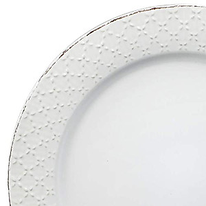 Pfaltzgraff French Lace White 16 Piece Dinnerware Set, Service for 4