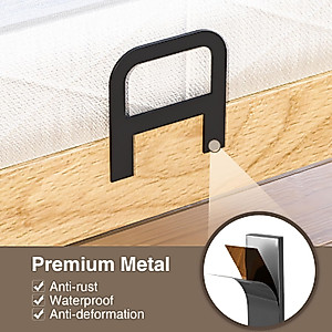 giffgiss 6 PCS Non Slip Mattress Gaskets - Adjustable Mattress Holder - Thicked Mattress Stopper Anti-Slip Mattress Gripper for Most Metal Bed Frames.