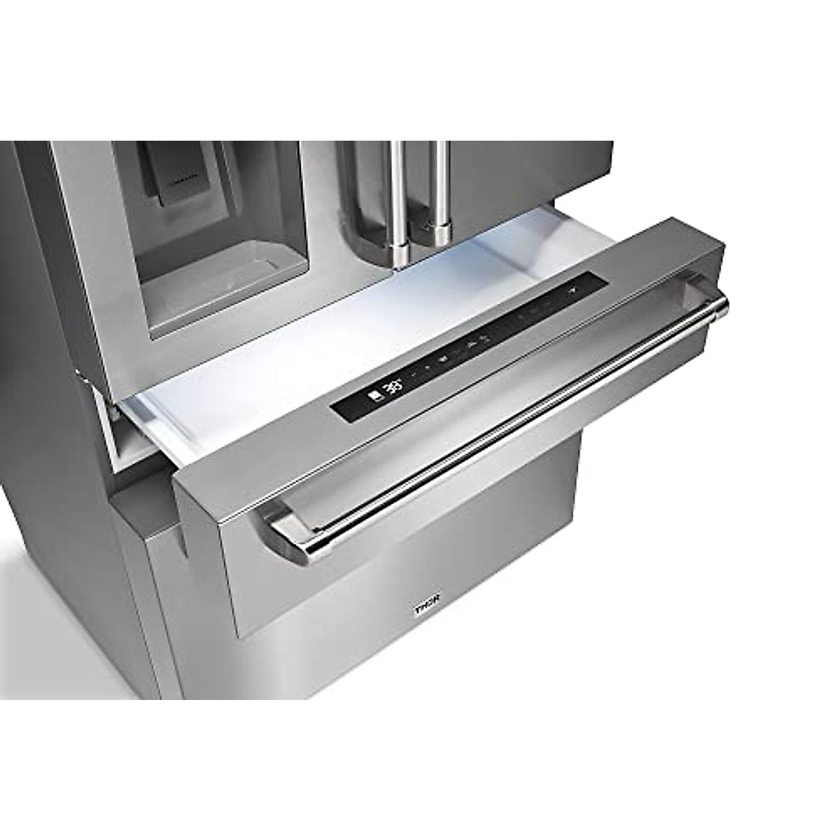 Thor Kitchen 36 Inch Professional French Door Refrigerator with Ice and Water Dispenser - TRF3601FD