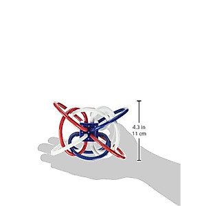 Manhattan Toy Red, White, and Blue Winkel Rattle and Teether Baby Toy