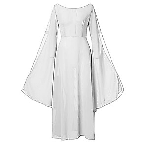 Cdiecer Fairy Gothic Gown Ren Faire Costume Elf Costume for Women Renaissance Medieval Costume Women Medieval Costume for Women Hocus Pocus Costumes for Women Fairy Elf Costume for Women Renaissance