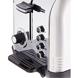 Cuisinart CPT-2500 Long Slot Toaster, Stainless Steel, Silver, 2-slice long slot
