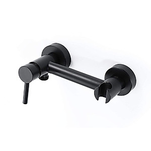 FairUo Faucet Bidet Hot and Cold Women's Wash Spray Gun Toilet Flusher Handheld Sprayer Wc Bathroom Rinse Wall-Mounted Hose Suit Pet Bathtub, Toilet, Pissing, Water Splash, Floor Cleaning