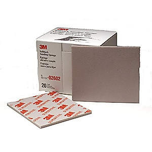 3M Softback Sanding Sponge, 02602, 4 1/2 in x 5 1/2 in (115mm x 140mm), Superfine