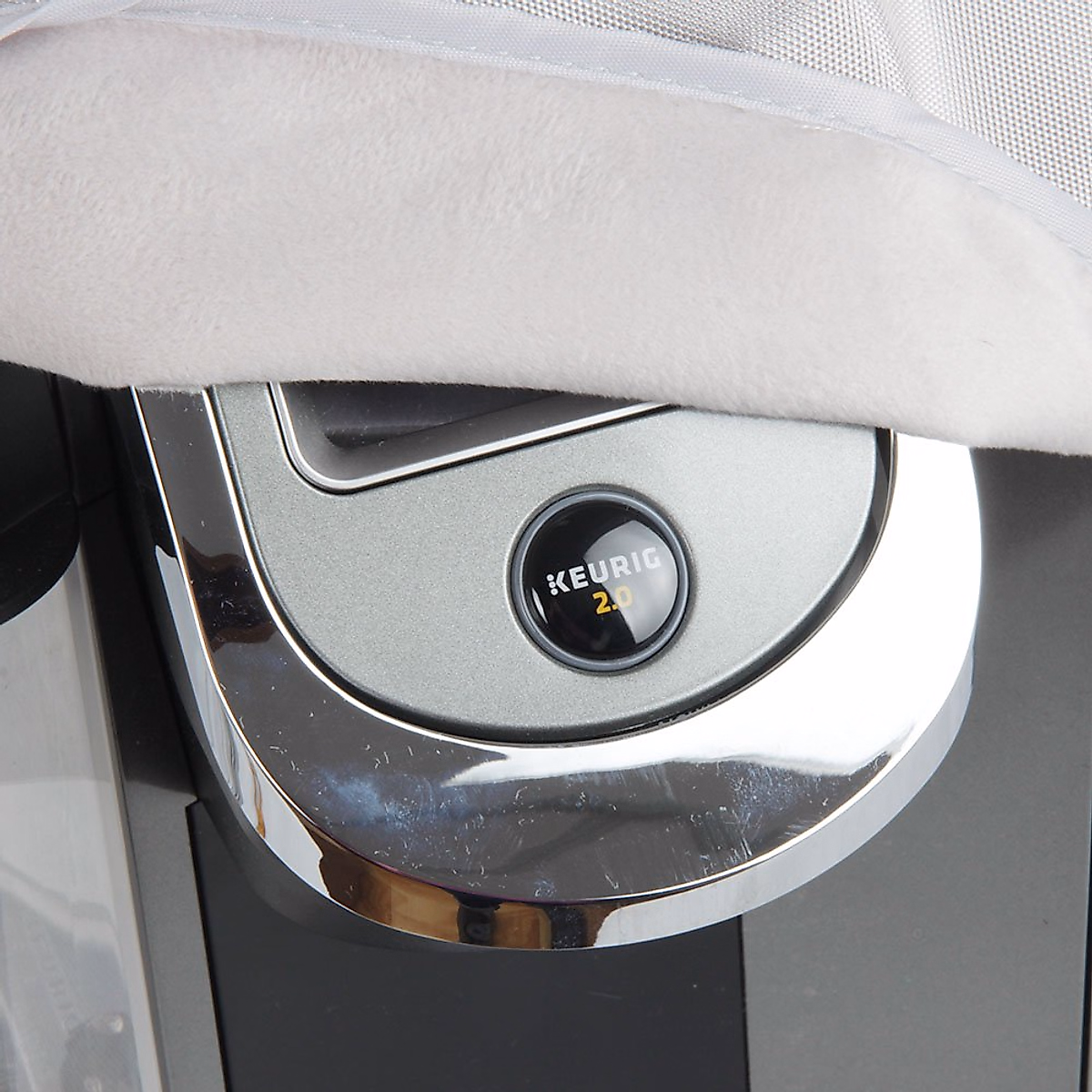 Hermitshell Dust Proof Cover with Soft Velvet Lining for Keurig K500 Coffee Maker Single Serve 2.0 Brewing System (Gray)