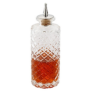 Barfly Bitters Bottle - Cut Crystal - 150 Ml, Glass