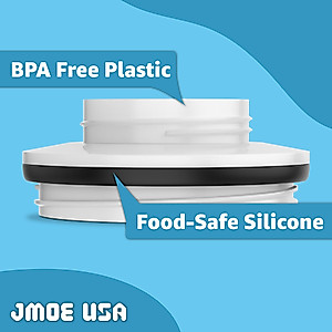 Jmoe USA Tumbler Adapter for Stanley to Cirkul | Use Your Flavor Cartridges with Your Tumbler | BPA Free Plastic, Food Grade Silicone | Fits 40oz & 64 oz Stanley Quencher H2.0 FlowState Tumblers