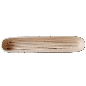 DOITOOL 1pc Bread Basket Brotform Rattan Basket Oval Basket Bread Serving Basket Bread Warmer Basket Proofing Bowl Dough Holder Long Banneton Pan Vine. Bread Rack Heart-shaped