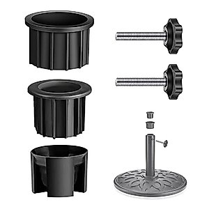 KAWENDE Umbrella Base Stand Hole Ring Plug Cover, Umbrella Stand Base Screw Umbrella Pole Cap, for Cap Patio Umbrella Stand Replacement Parts, Outdoor Patio Umbrella Accessories